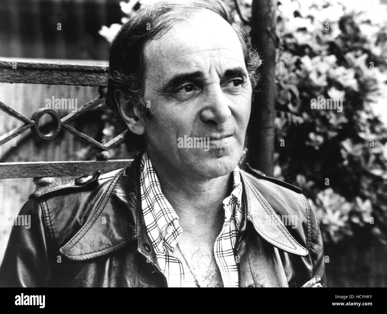 Charles Aznavour, portrait ca. 1970s Stock Photo - Alamy