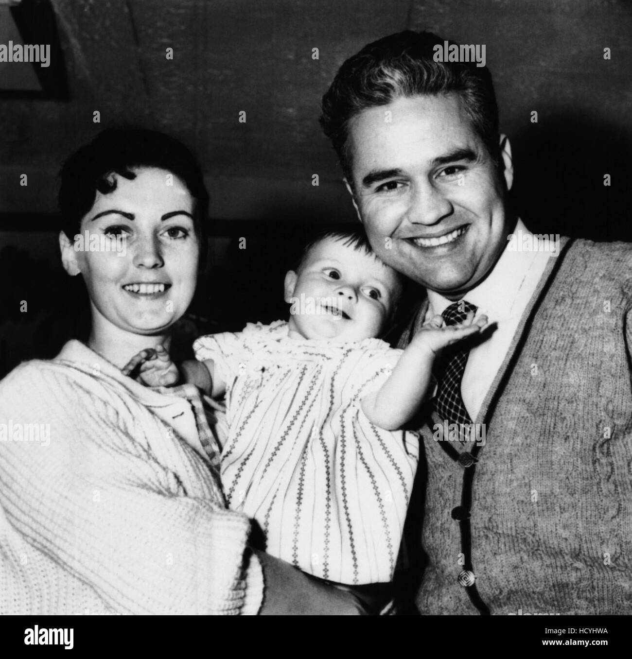 Charles Chaplin, Jr., (right), with his estranged wife, Susan, and their daughter, Susan Maree ...