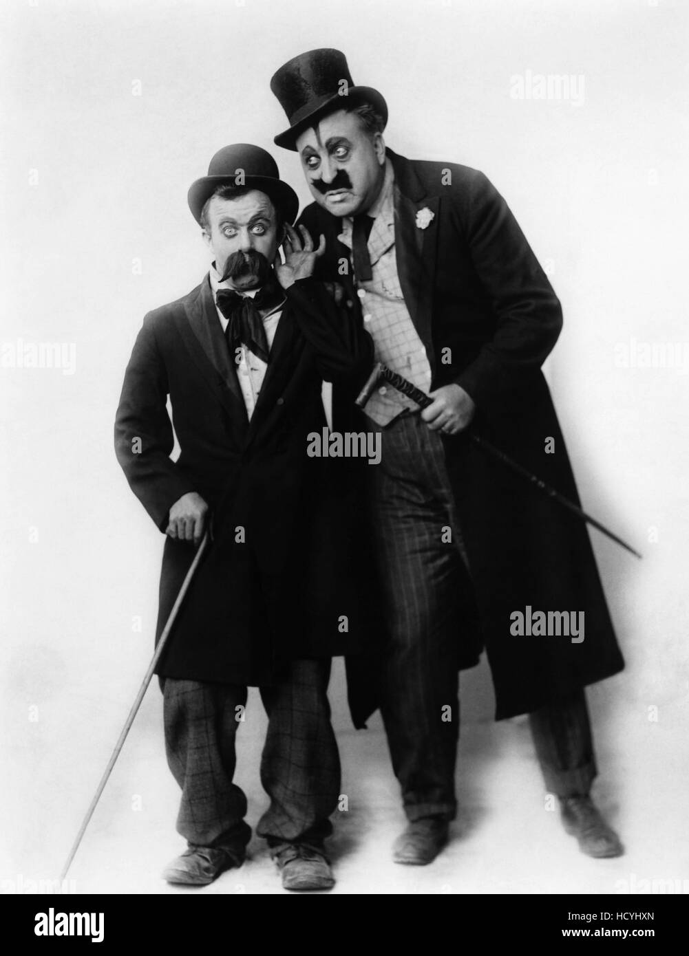 HERE TO-DAY, from left, Chester Conklin, Mack Swain, 1916 Stock Photo ...