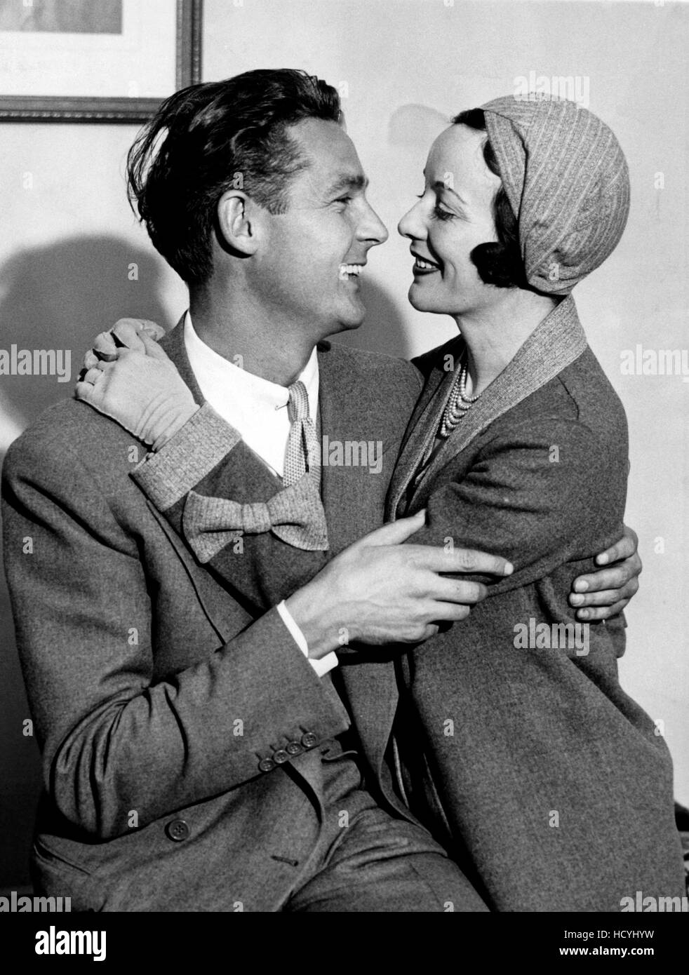 From left: Newlyweds Charles Farrell and Virginia Valli in their New ...