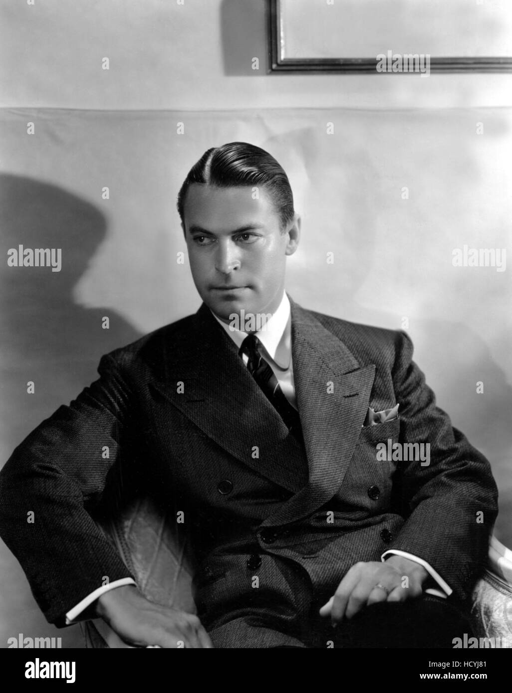Chester Morris, MGM, 1936, photograph by Hurrell Stock Photo - Alamy
