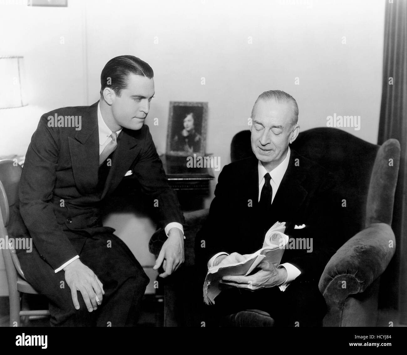 Chester Morris, left, and his father, stage actor William Morris, on ...