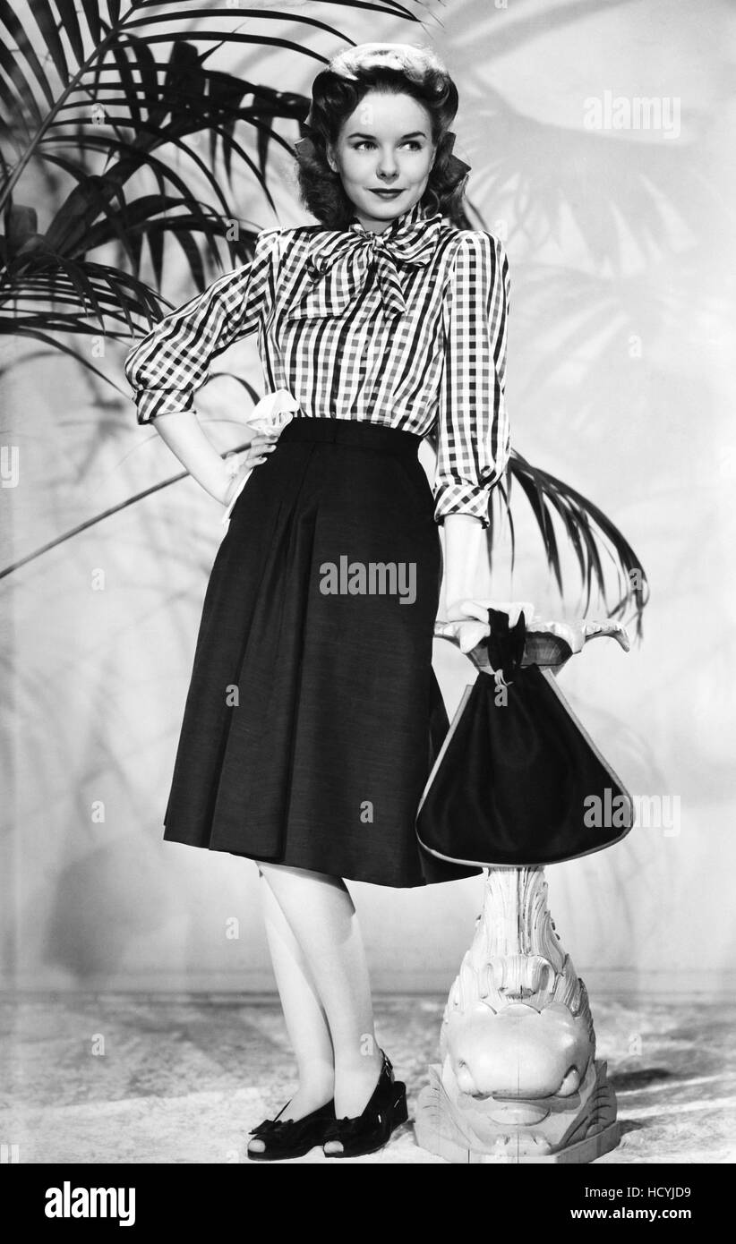 Diana Lynn, portrait by Bud Fraker, late 1940s Stock Photo - Alamy