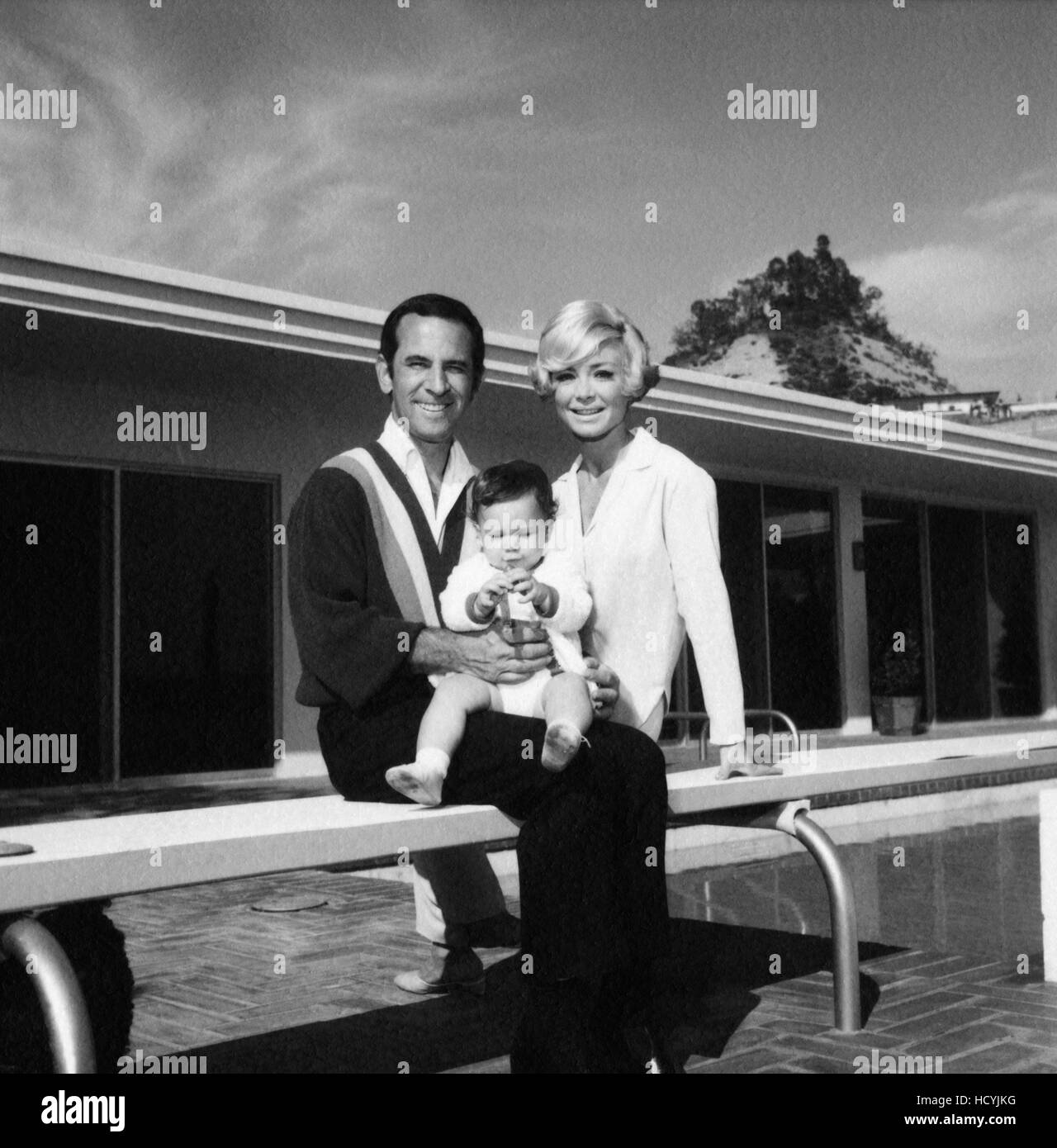 Don and Dorothy Adams with their daughter, Stacey, ca. 1967 Stock Photo ...