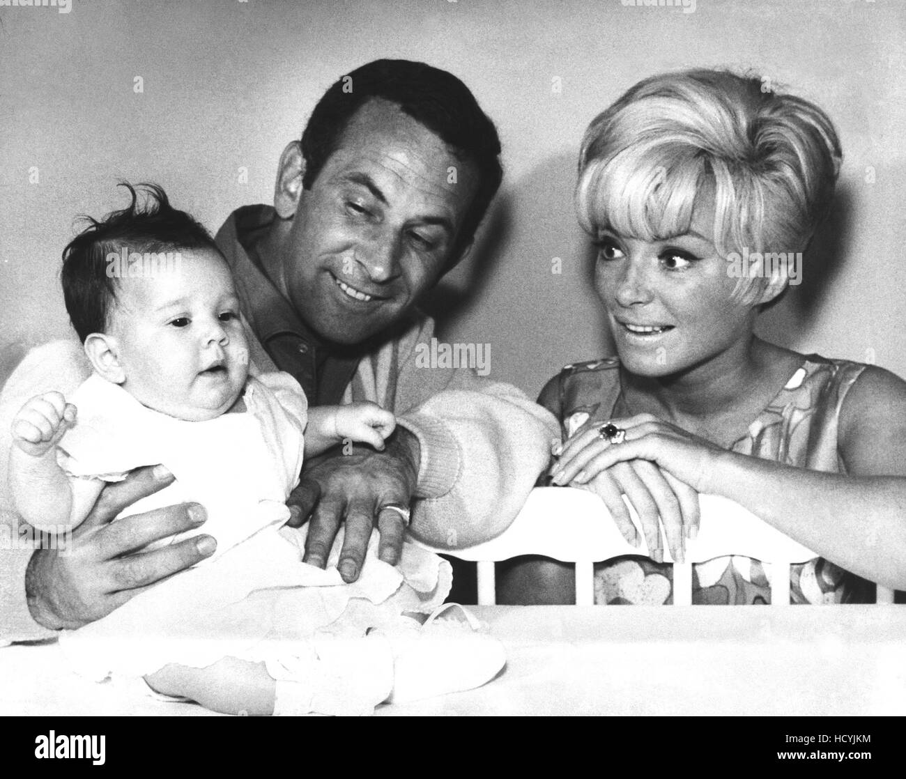 Don and Dorothy Adams with their daughter, Stacey, April 1966 Stock ...