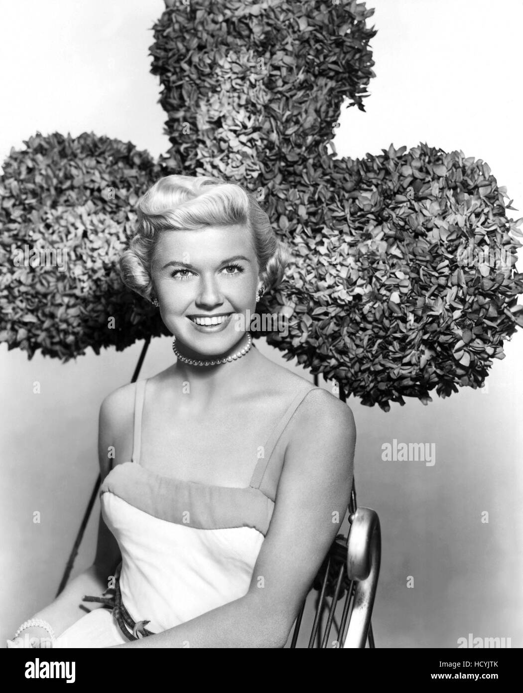 Doris Day in St. Patrick's Day publicity still, 1951 Stock Photo - Alamy