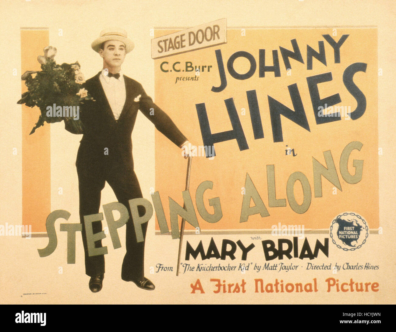 STEPPING ALONG, US poster, Johnny Hines, 1926 Stock Photo - Alamy