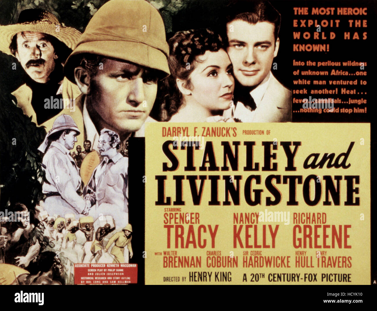 STANLEY AND LIVINGSTONE, Spencer Tracy, Sir Cedric Hardwicke, Walter ...