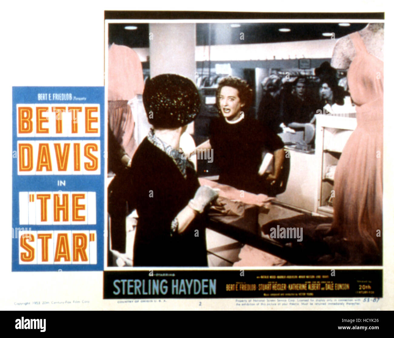 THE STAR, Bette Davis, 1952 Stock Photo - Alamy