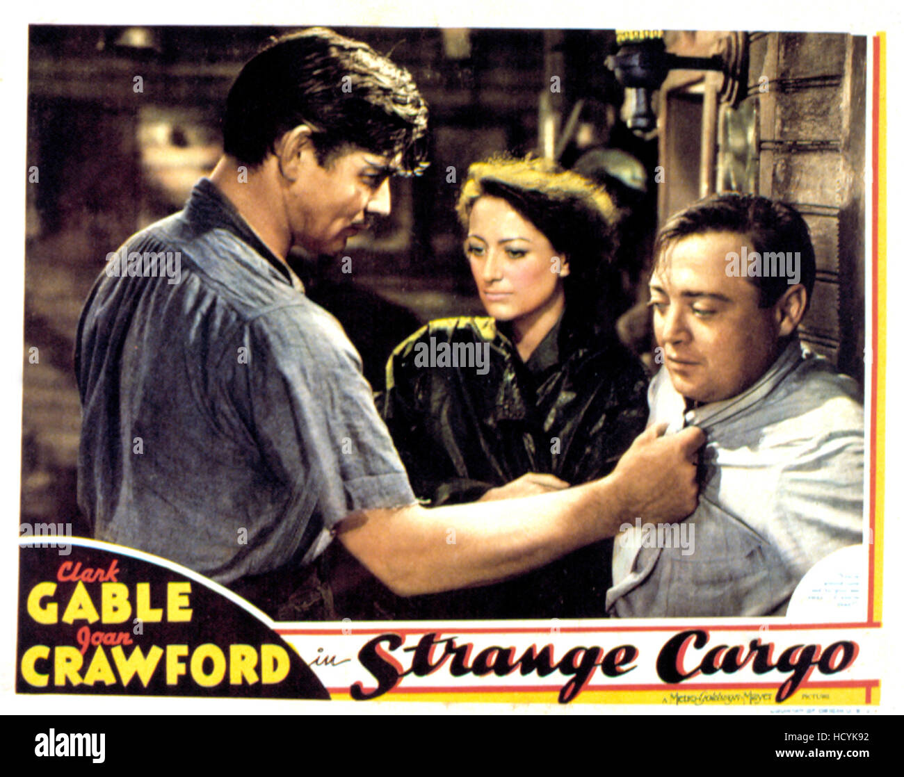 STRANGE CARGO, Clark Gable, Joan Crawford, Peter Lorre, 1940 Stock Photo - Alamy