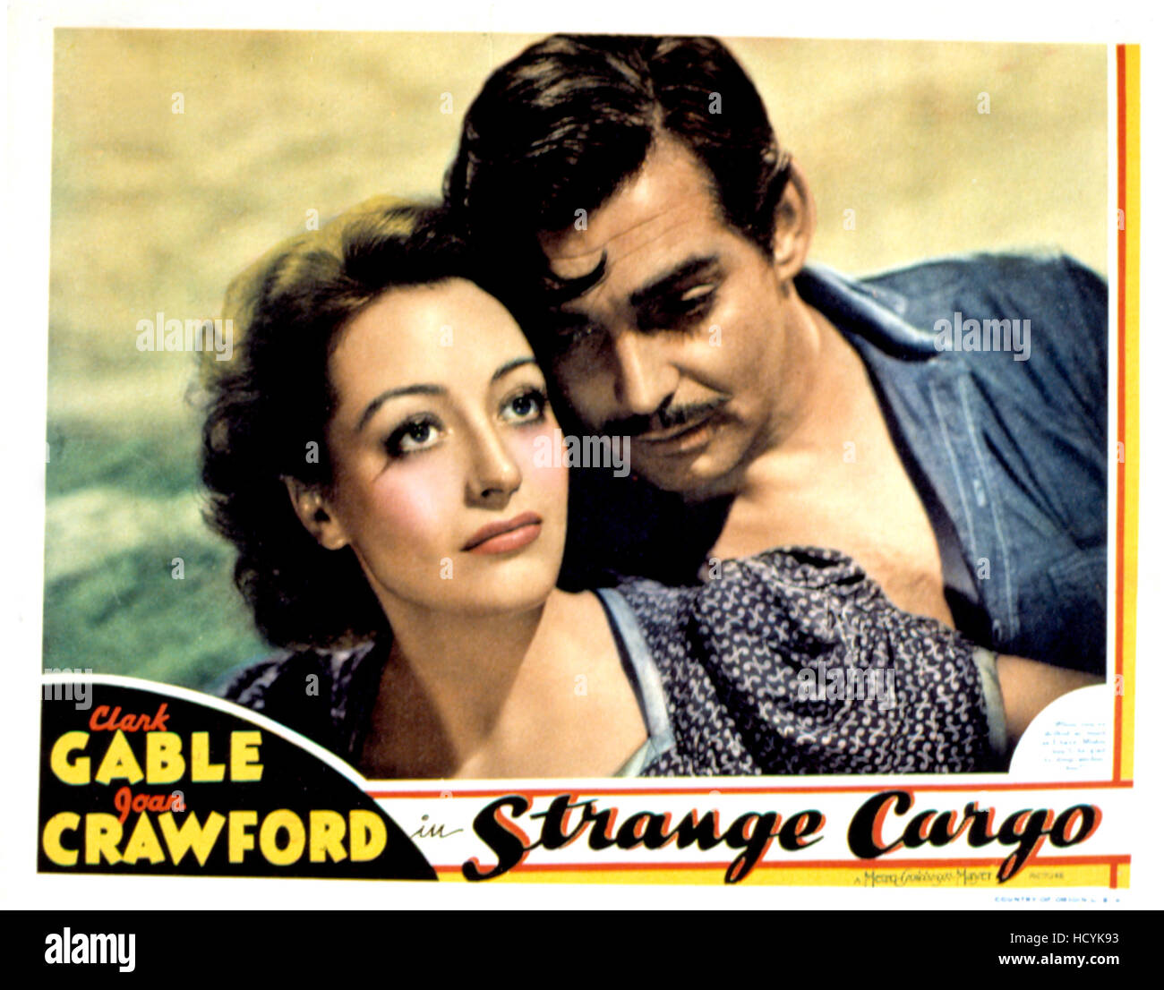 STRANGE CARGO, Joan Crawford, Clark Gable, 1940 Stock Photo - Alamy