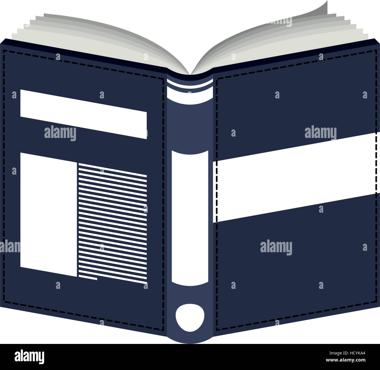 Book icon. Education literature read and library theme. Isolated design ...