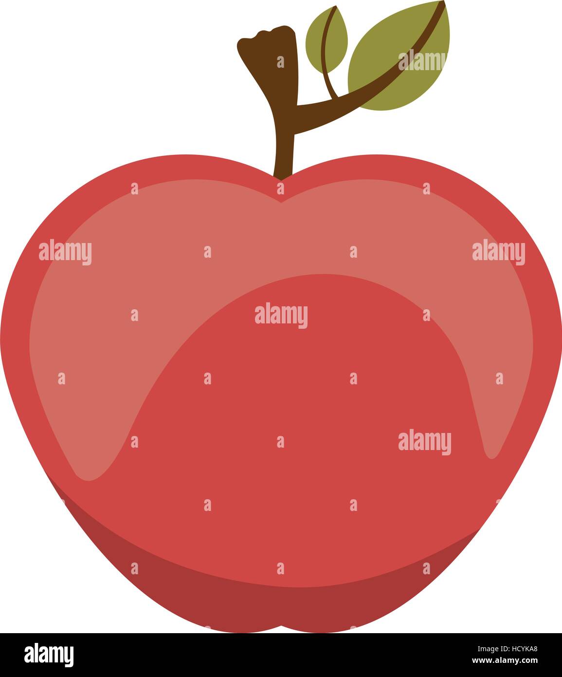 Apple fruit icon. healthy organic and fresh food theme. Isolated design ...