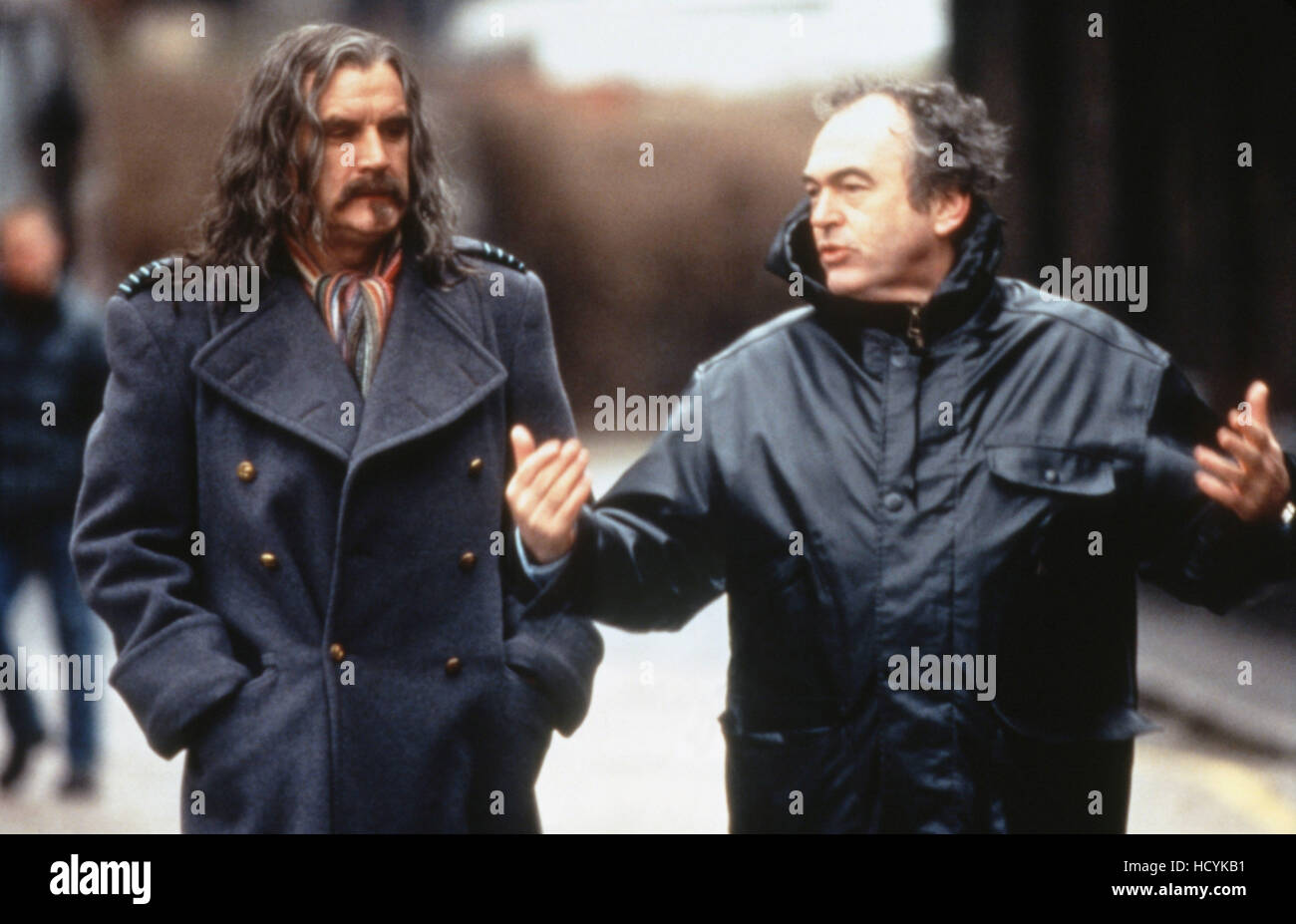 STILL CRAZY, from left: Billy Connolly, director Brian Gibson on set ...