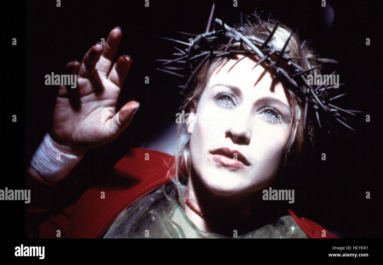 STIGMATA, Patricia Arquette, 1999, with crown of thorns Stock Photo - Alamy