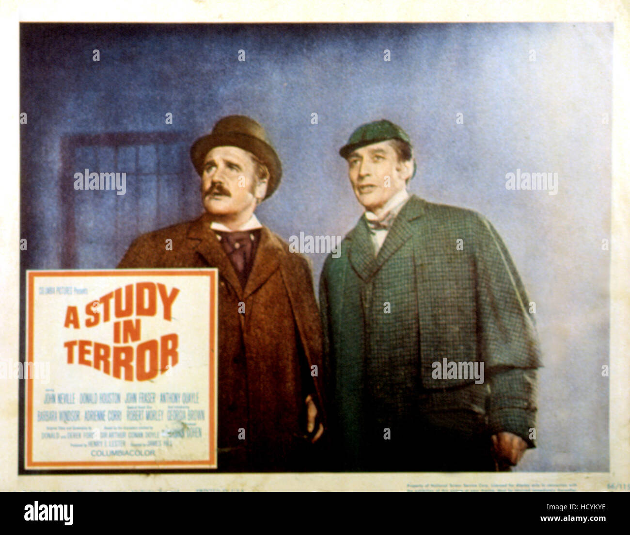 STUDY IN TERROR, A, Donald Houston, John Neville, 1965, lobbycard Stock ...
