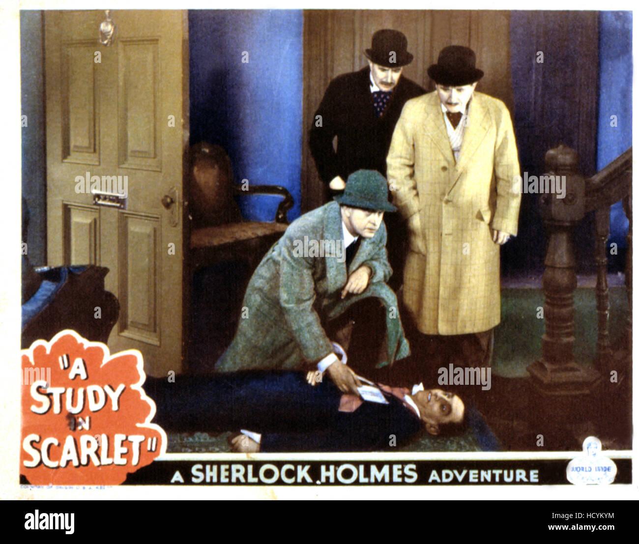 A STUDY IN SCARLET, Reginald Owen, Warburton Gamble, 1933 Stock Photo ...