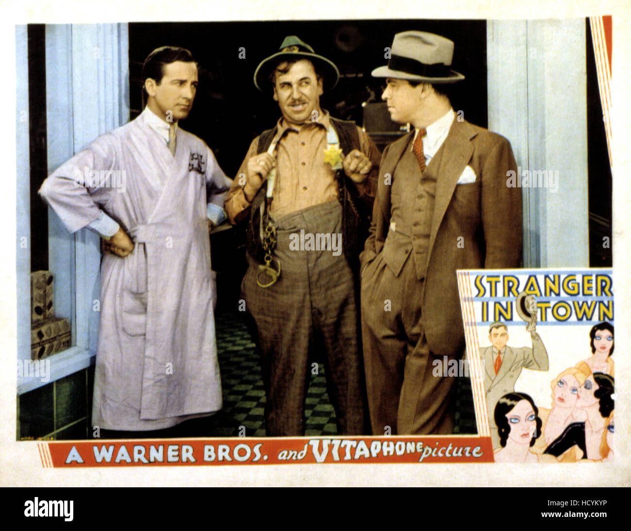 STRANGER IN TOWN, David Manners, Noah Beery, Lyle Talbot, 1932 Stock ...