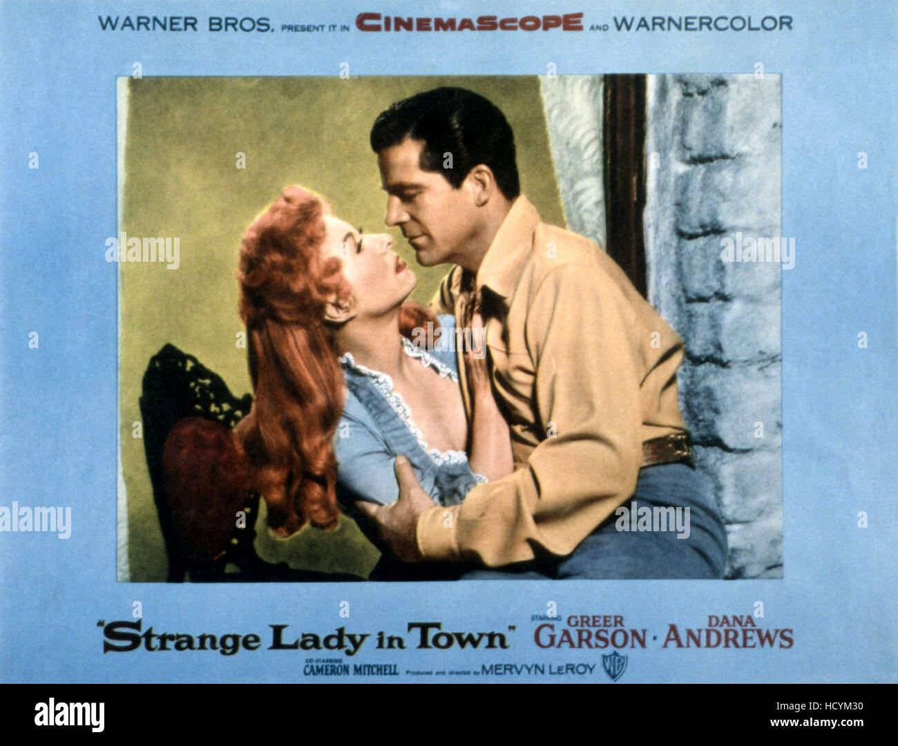 STRANGE LADY IN TOWN, Greer Garson, Dana Andrews, 1955 Stock Photo - Alamy