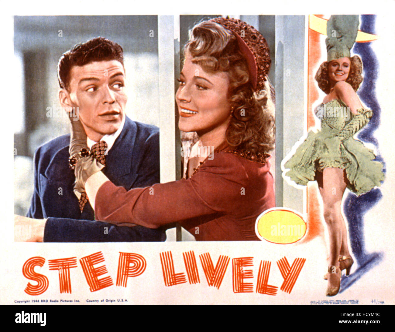 STEP LIVELY, Frank Sinatra, Anne Jeffreys, 1944 Stock Photo - Alamy