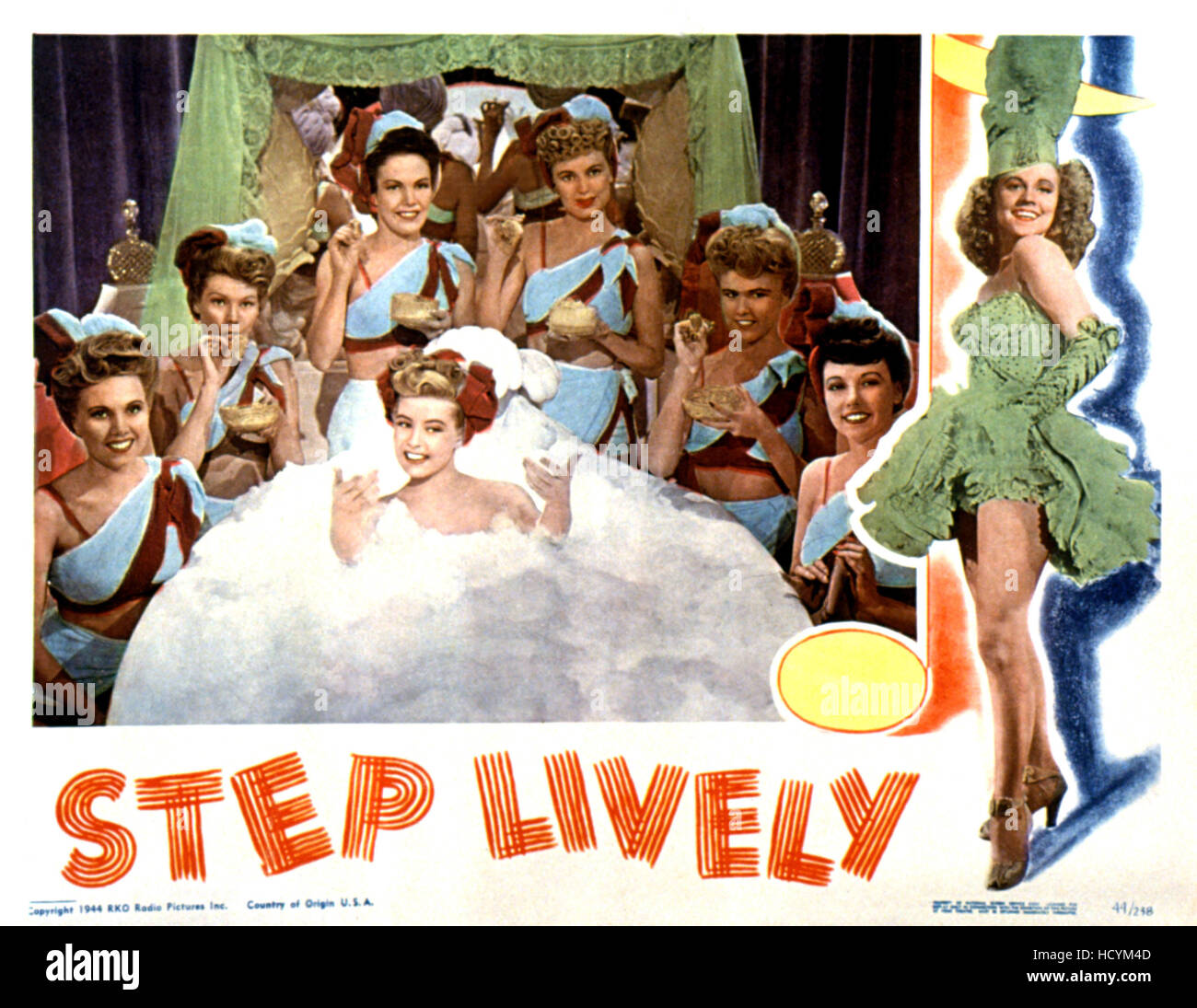 STEP LIVELY, Gloria DeHaven, 1944 Stock Photo - Alamy
