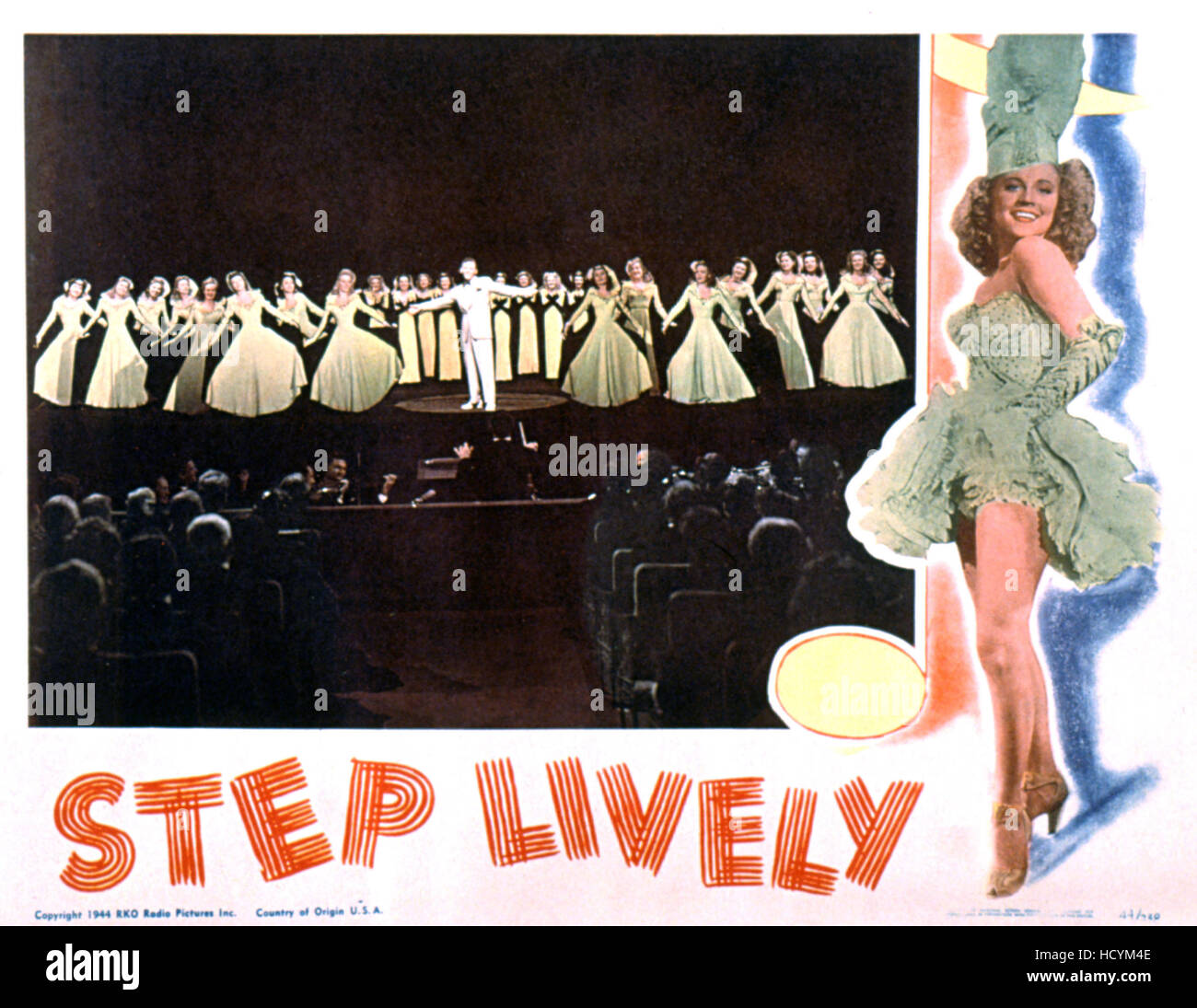 STEP LIVELY, Gloria DeHaven, Frank Sinatra, Anne Jeffreys, 1944 Stock ...