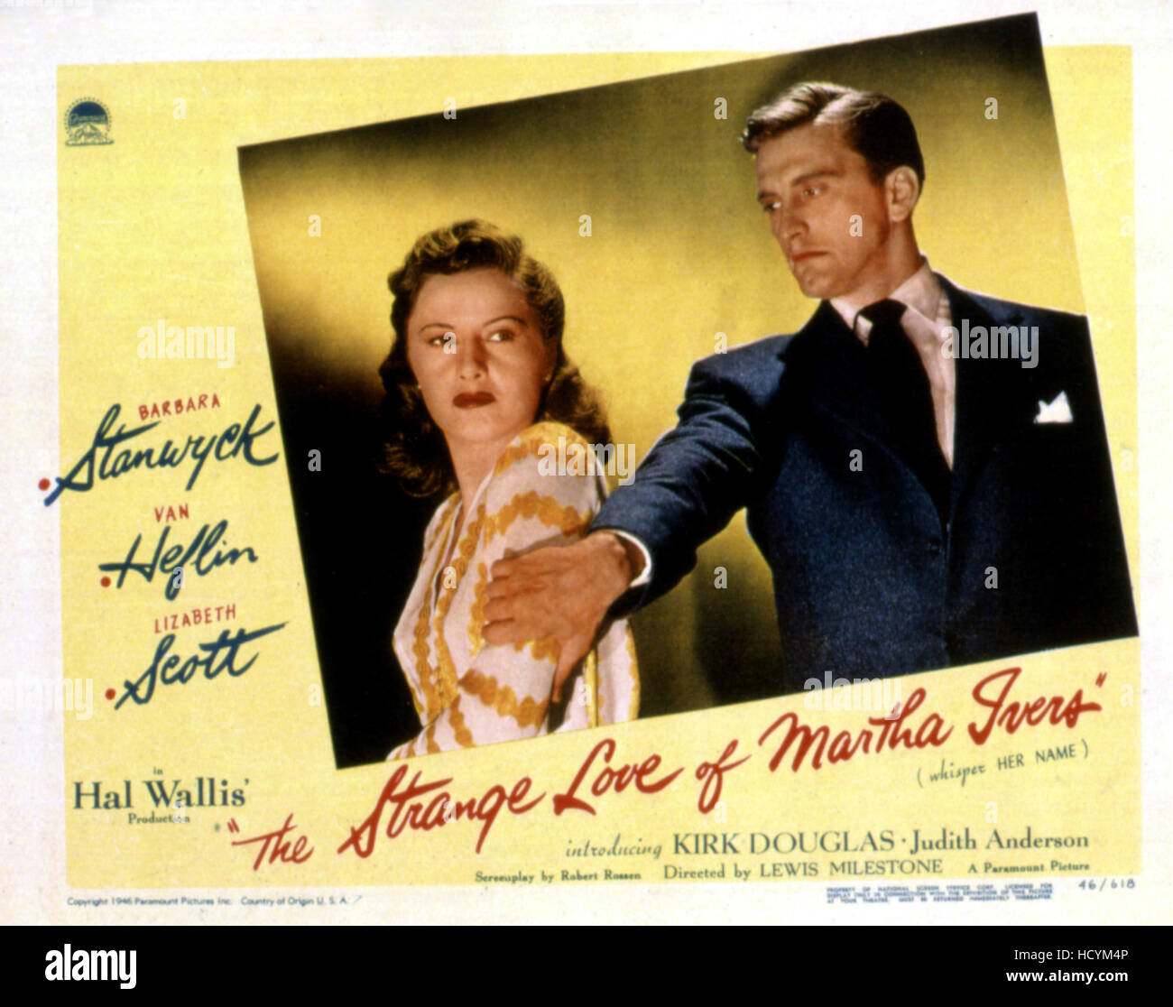 THE STRANGE LOVE OF MARTHA IVERS, Barbara Stanwyck, Kirk Douglas, 1946 ...