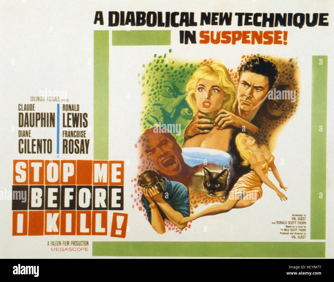 STOP ME BEFORE I KILL, (aka THE FULL TREATMENT) Diane Cilento, Ronald ...