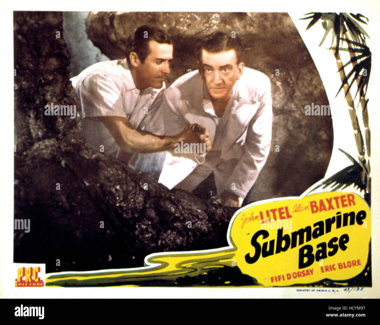 SUBMARINE BASE, John Litel, 1943 Stock Photo - Alamy