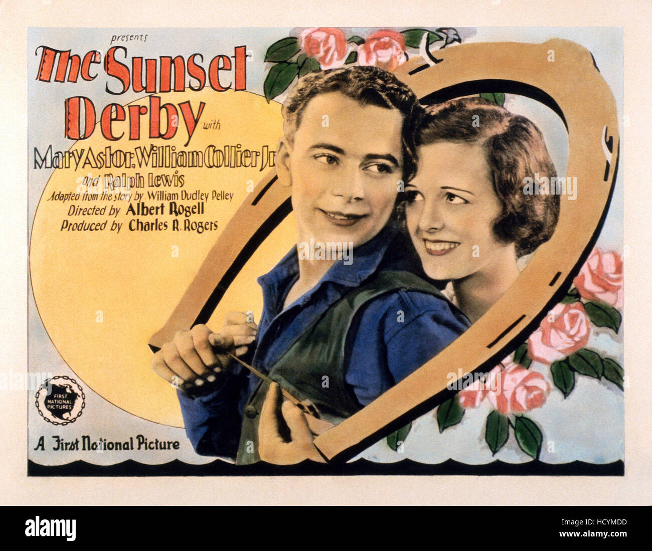 THE SUNSET DERBY, US lobbycard, from left: William Collier Jr., Mary ...