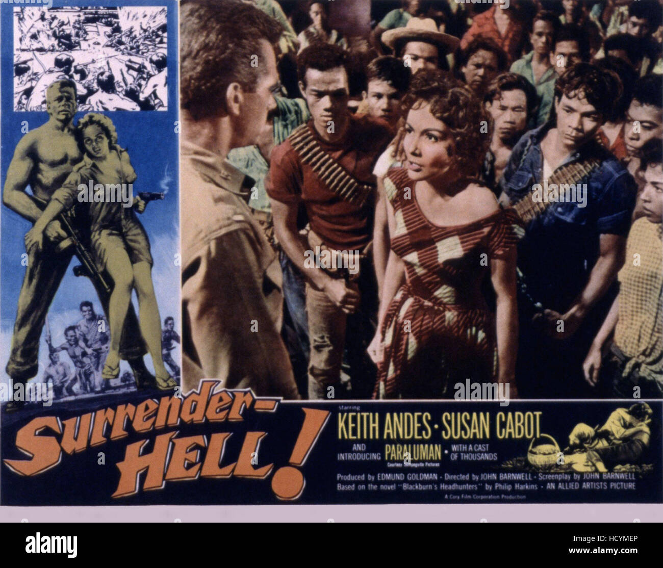 SURRENDER - HELL!, Keith Andes, Susan Cabot, 1959 Stock Photo - Alamy