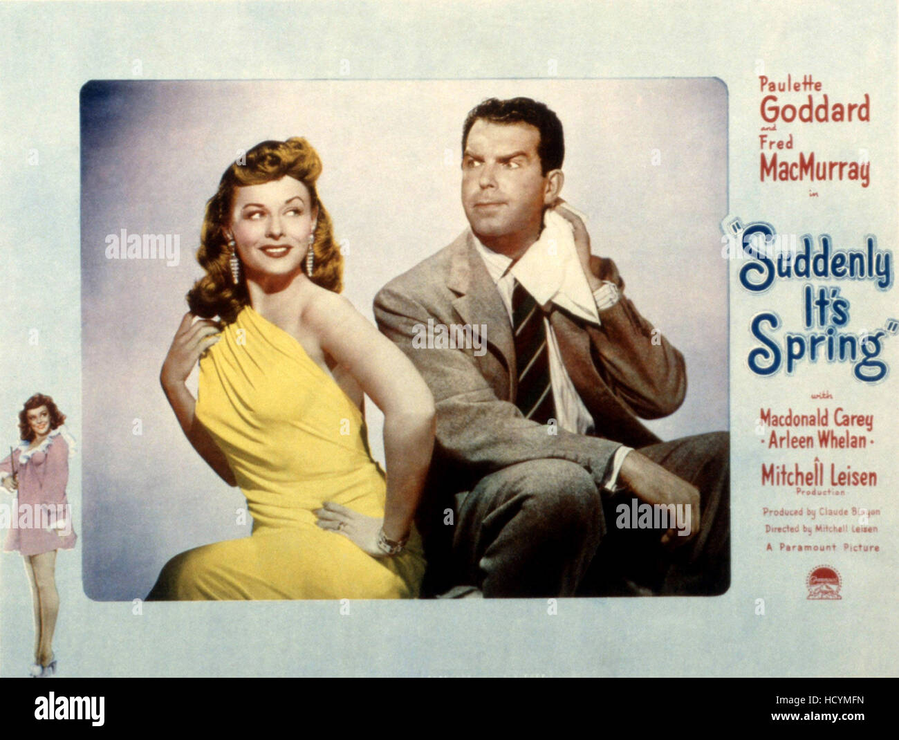 SUDDENLY IT'S SPRING, Paulette Goddard, Fred MacMurray, 1947 Stock ...