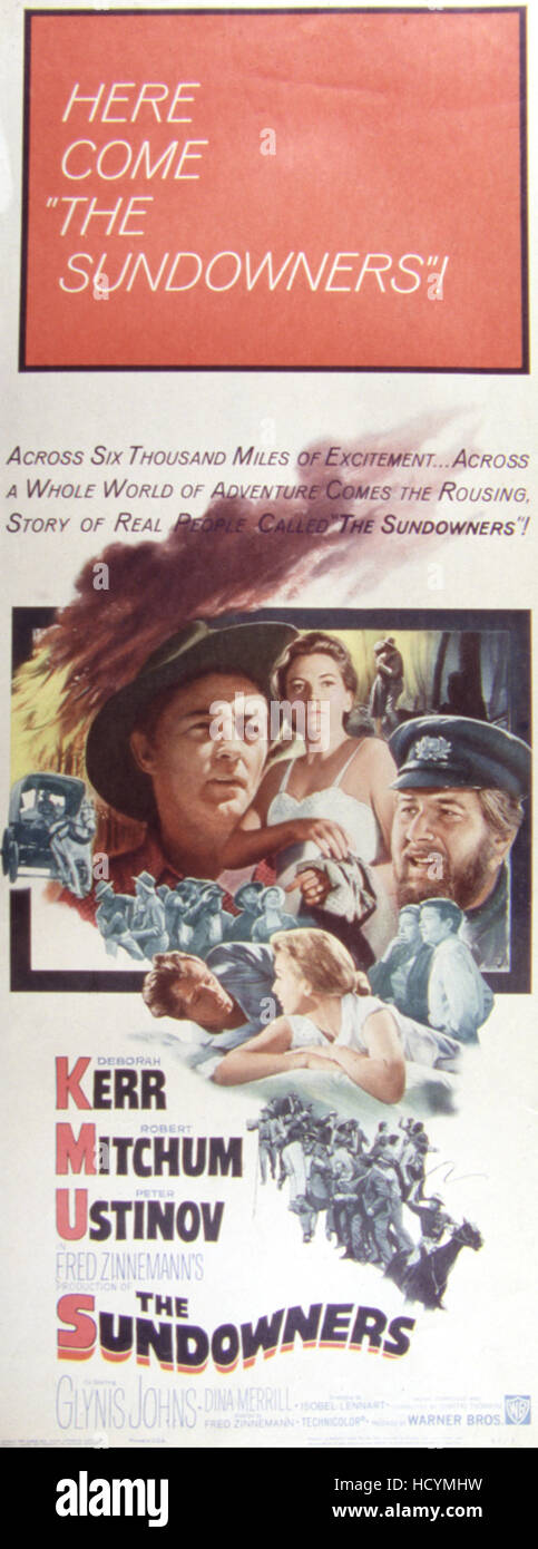 THE SUNDOWNERS, Robert Mitchum, Deborah Kerr, 1960 Stock Photo - Alamy