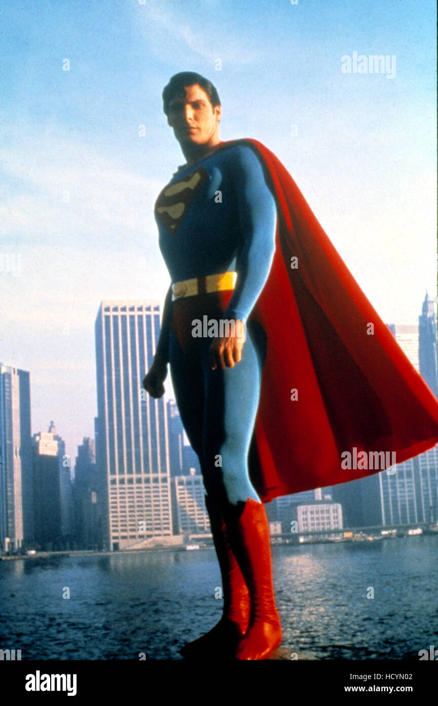 SUPERMAN, Christopher Reeve, 1978. (c) Warner Bros./ Courtesy: Everett ...