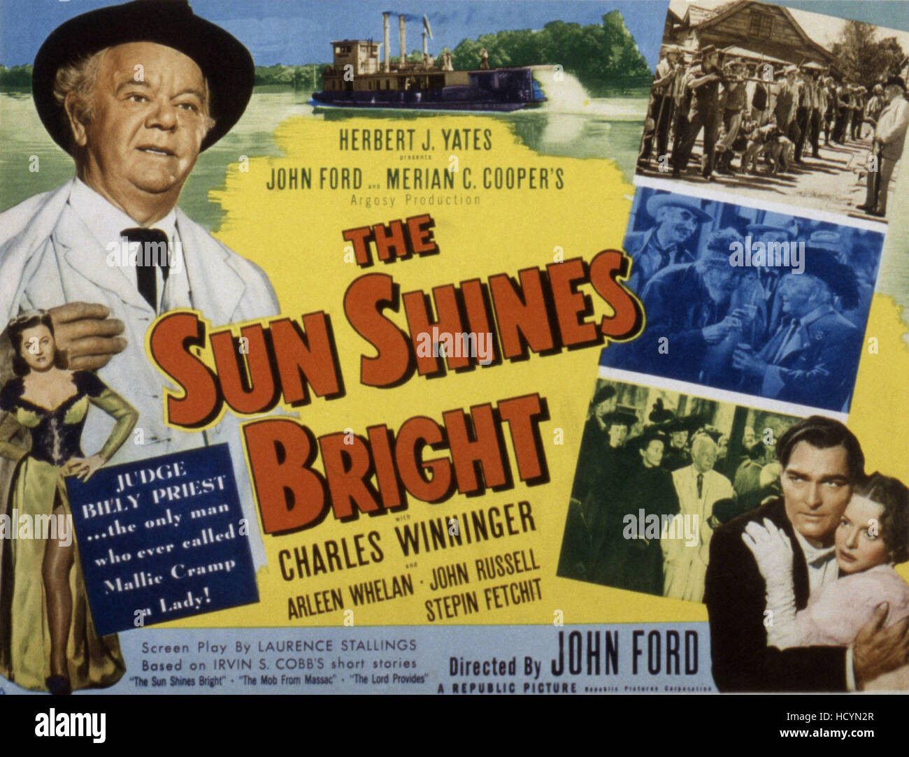THE SUN SHINES BRIGHT, Charles Winninger, John Russell, Arleen Whelan ...