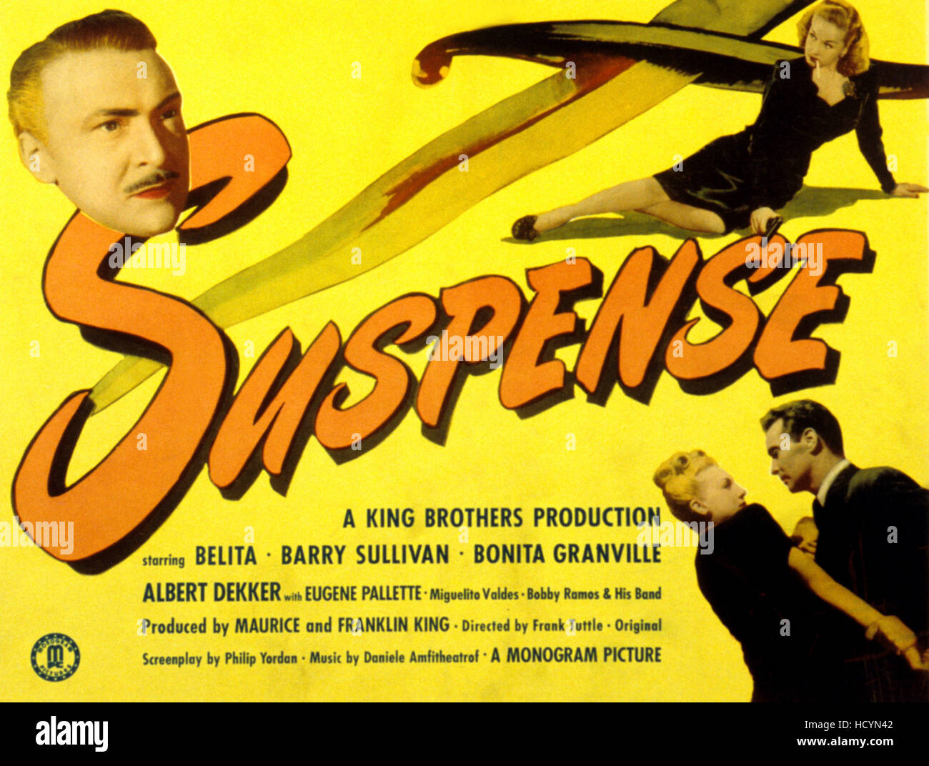 SUSPENSE, Albert Dekker, Belita, Barry Sullivan, 1946 Stock Photo - Alamy