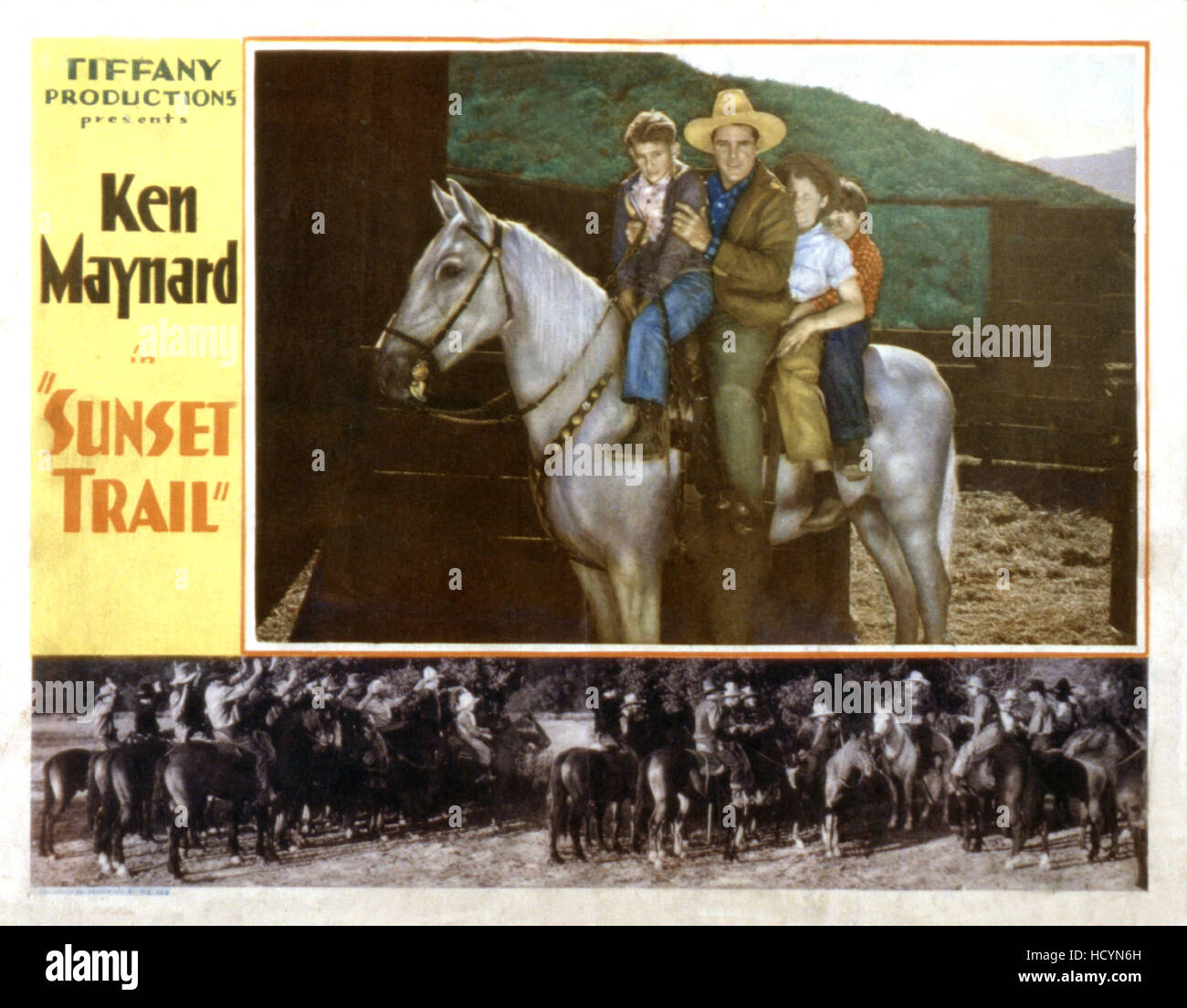 SUNSET TRAIL, Buddy Hunter, Ken Maynard, 1932 Stock Photo - Alamy