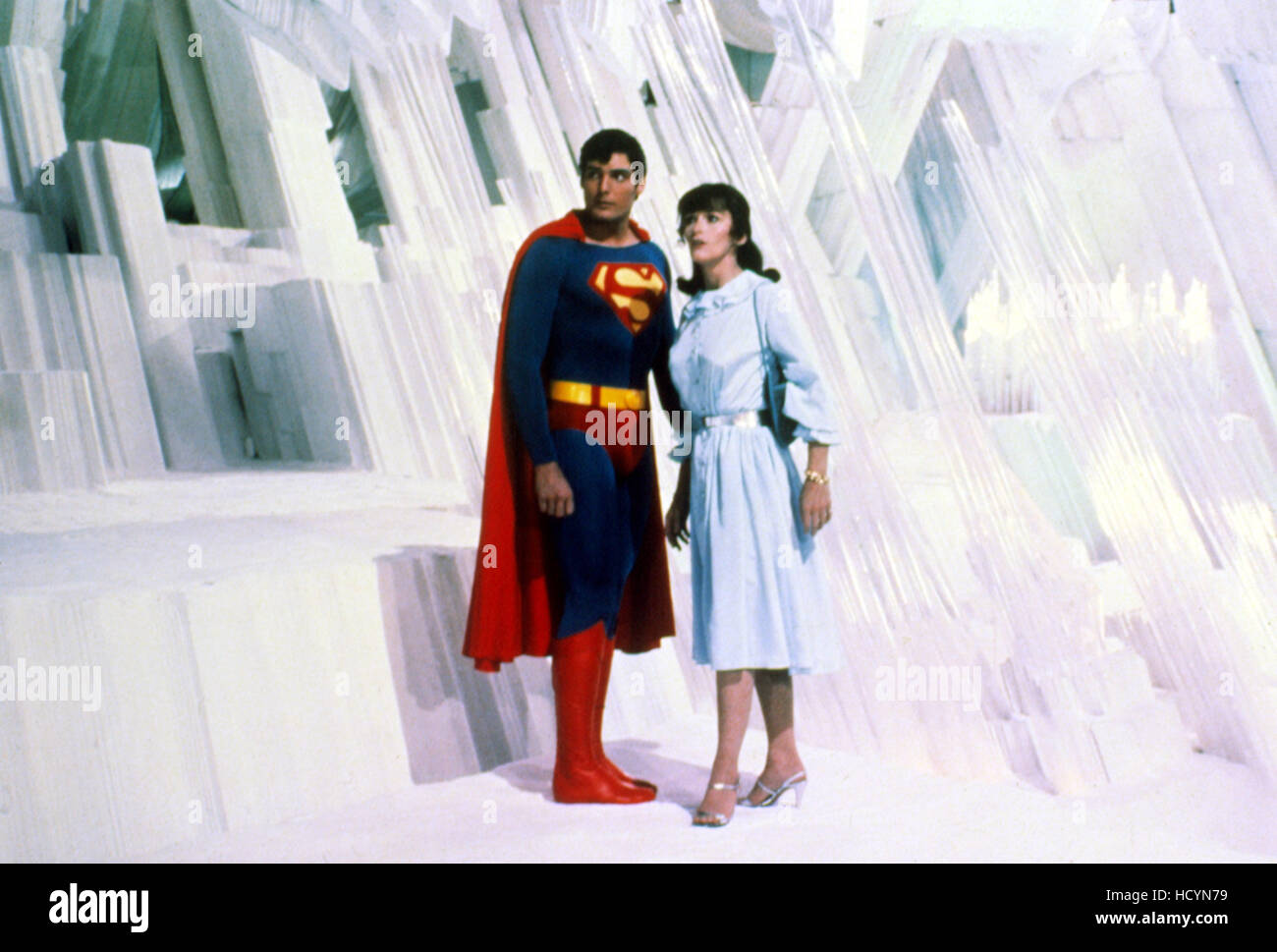 SUPERMAN II, Christopher Reeve, Margot Kidder, 1980 Stock Photo - Alamy