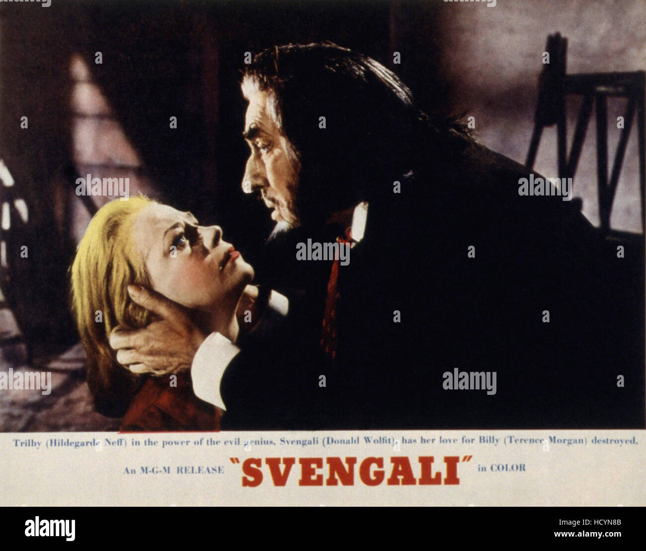 SVENGALI, Hildegard Knef, Donald Wolfit, 1954 Stock Photo - Alamy