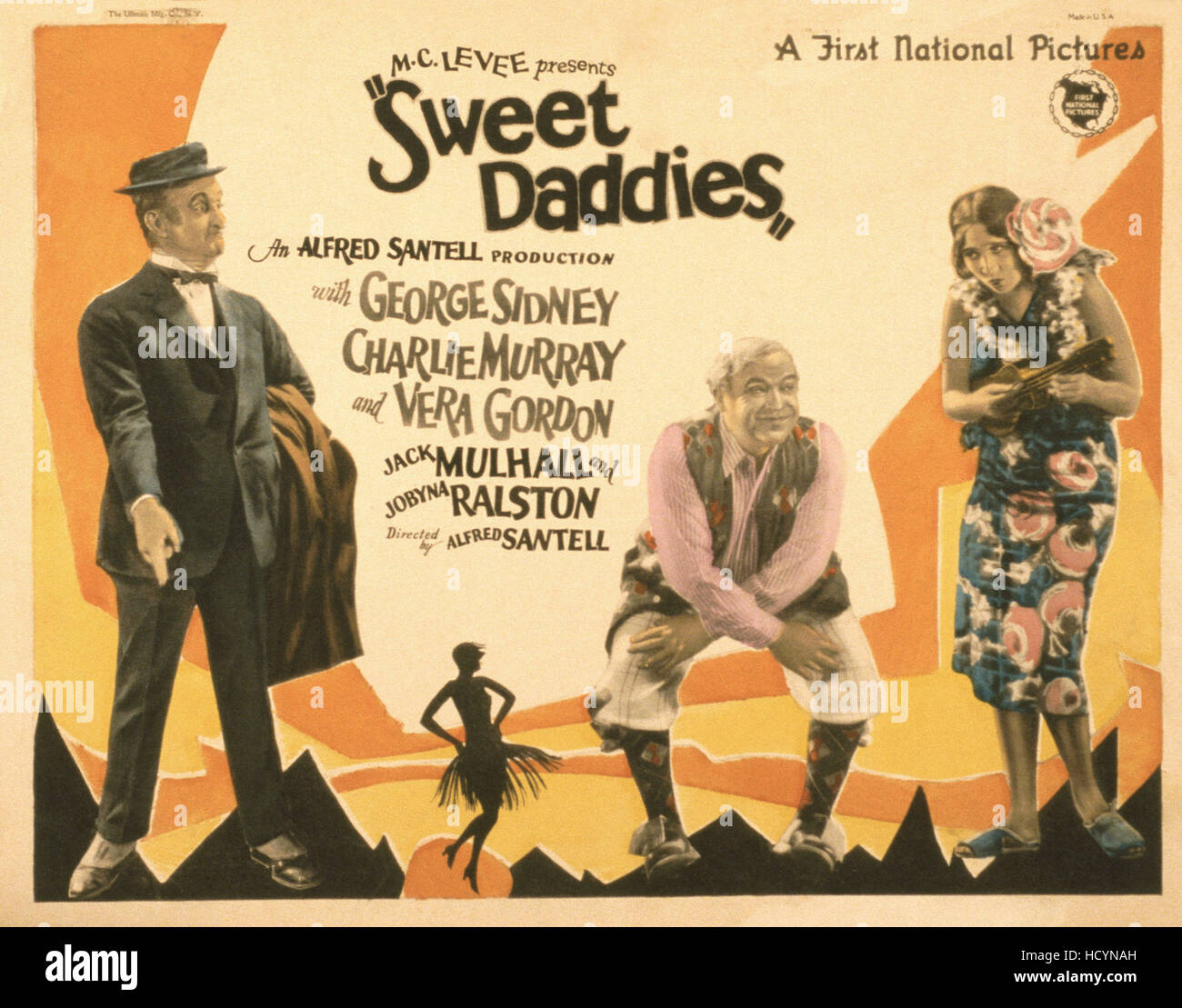 SWEET DADDIES, US poster, from left: Charles Murray, George Sidney ...