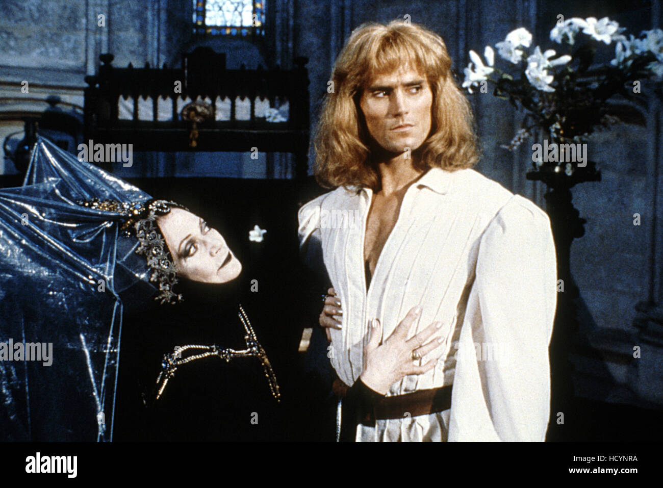 SWORD OF THE VALIANT, Emma Sutton, Miles O'Keefe, 1984 Stock Photo - Alamy