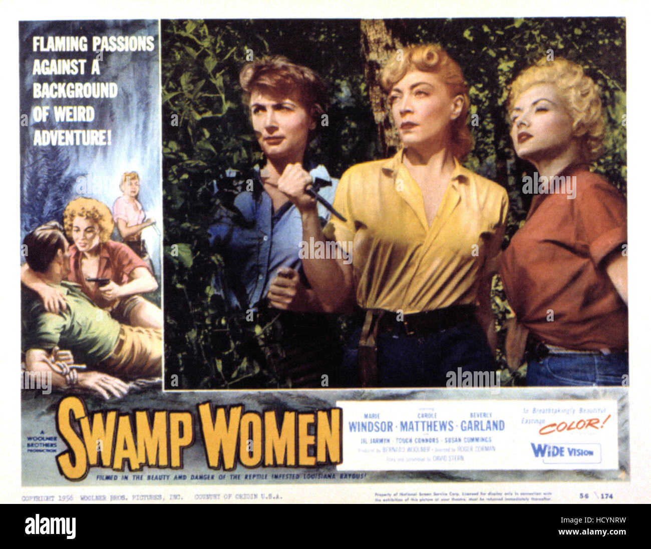 SWAMP WOMEN, Jil Jarmyn, Marie Windsor, Susan Cummings, 1956 Stock ...