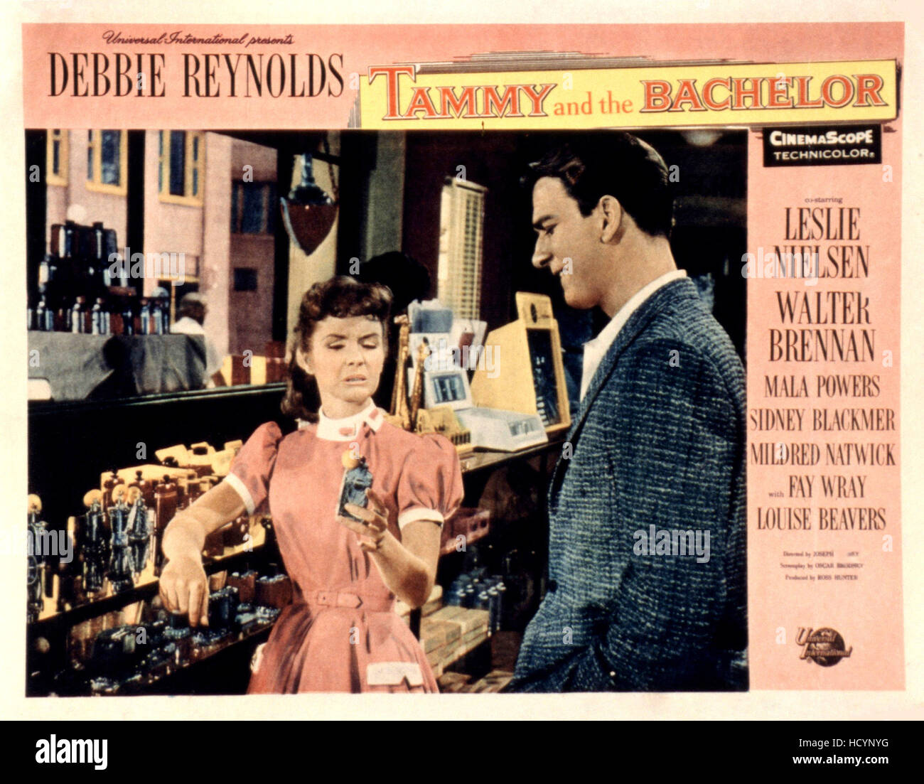 TAMMY AND THE BACHELOR, Debbie Reynolds, Leslie Nielsen, 1957 Stock ...