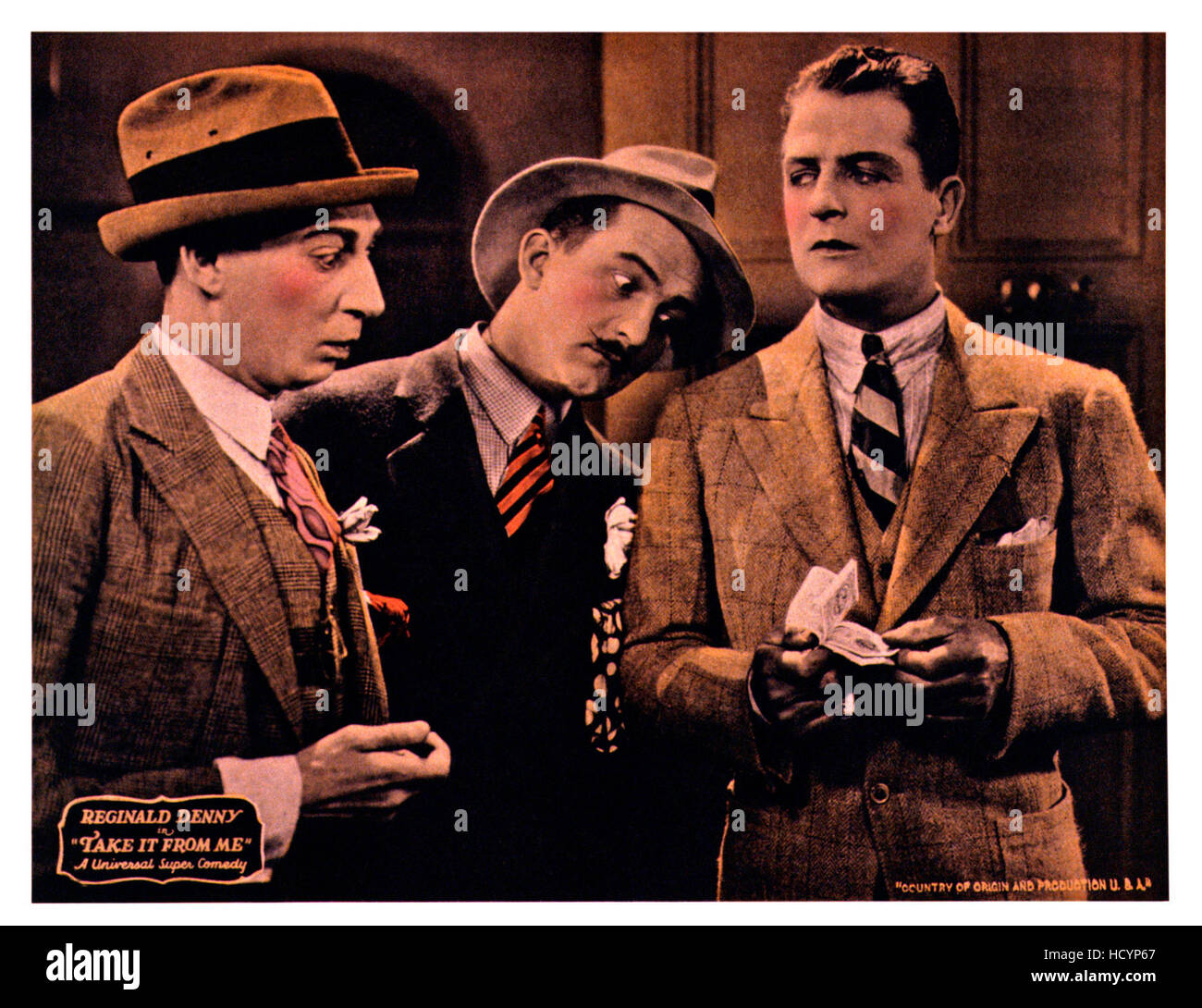 TAKE IT FROM ME, US lobbycard, from left: Lee Moran, Ben Hendricks Jr ...