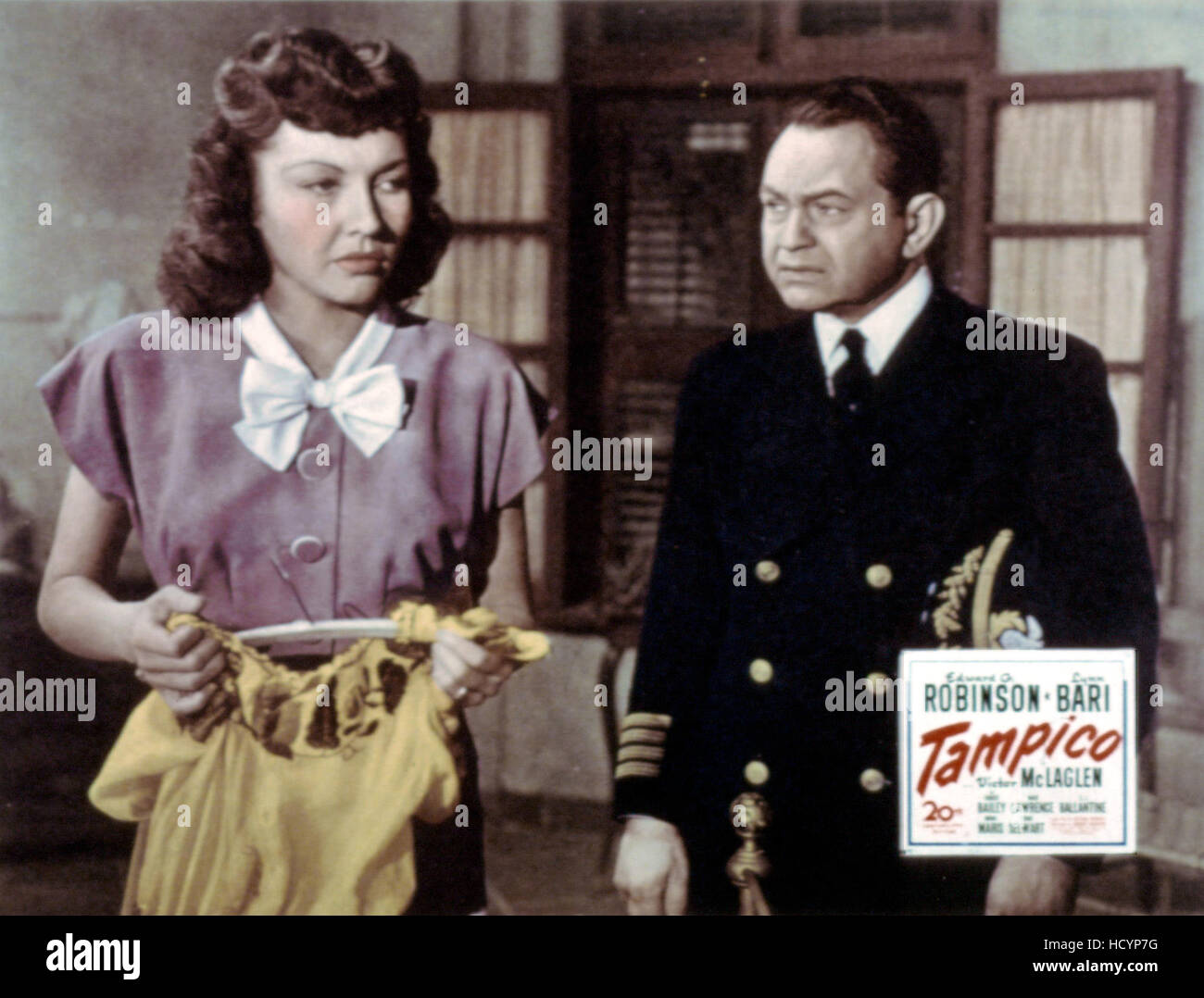 TAMPICO, Lynn Bari, Edward G. Robinson, 1944, (c) 20th Century Fox, TM ...