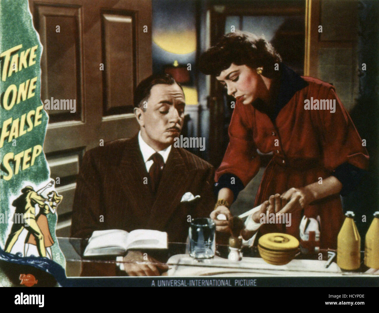 TAKE ONE FALSE STEP, William Powell, Marsha Hunt, 1949 Stock Photo - Alamy