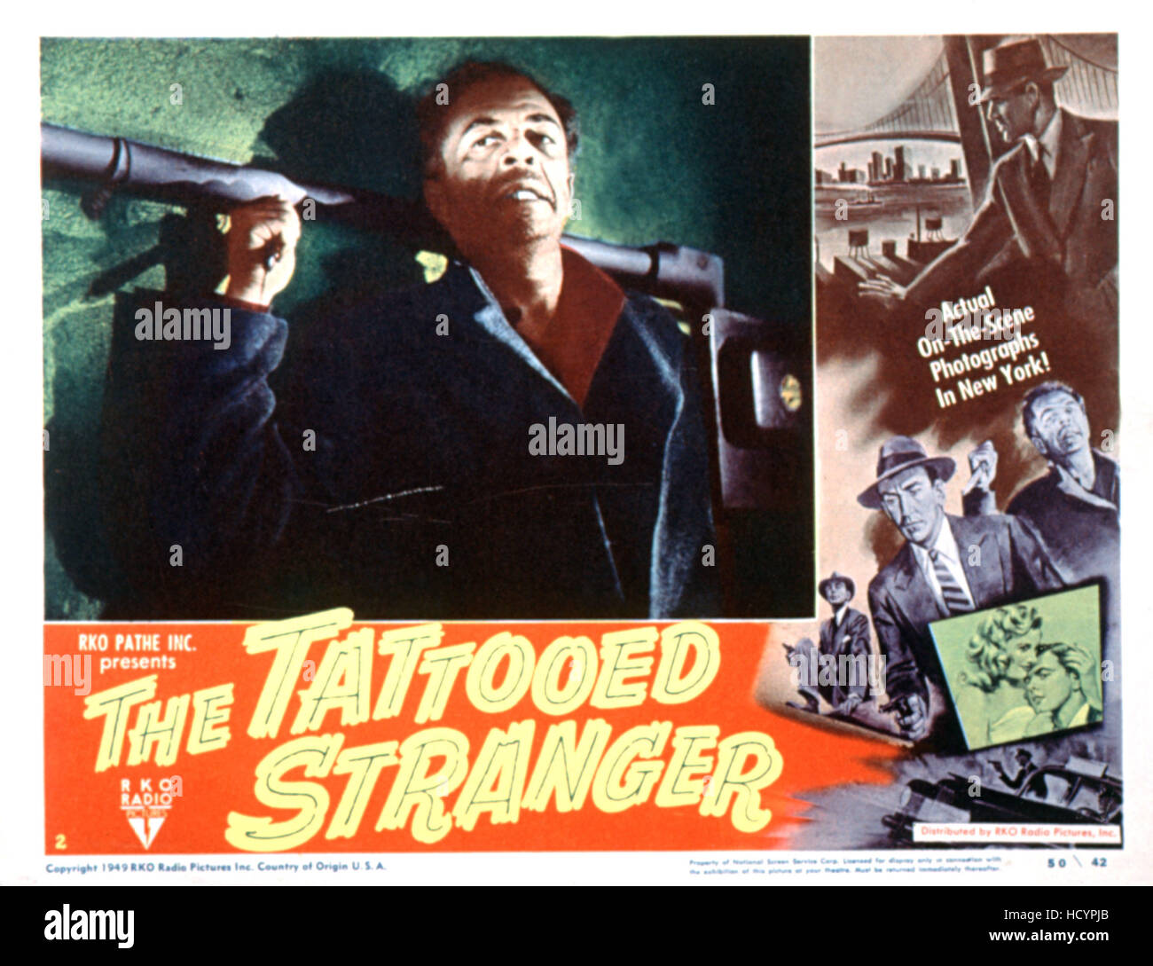 THE TATTOOED STRANGER, Jim Boles, 1950 Stock Photo - Alamy