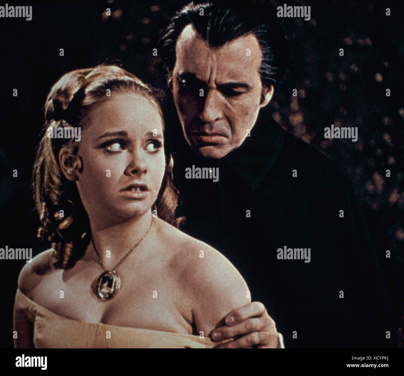 TASTE THE BLOOD OF DRACULA, Linda Hayden, Christopher Lee, 1970 Stock ...