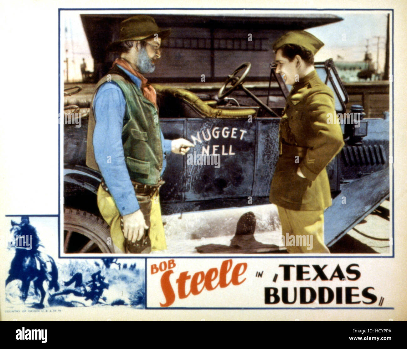 TEXAS BUDDIES, Gabby Hayes, Bob Steele, 1932 Stock Photo - Alamy