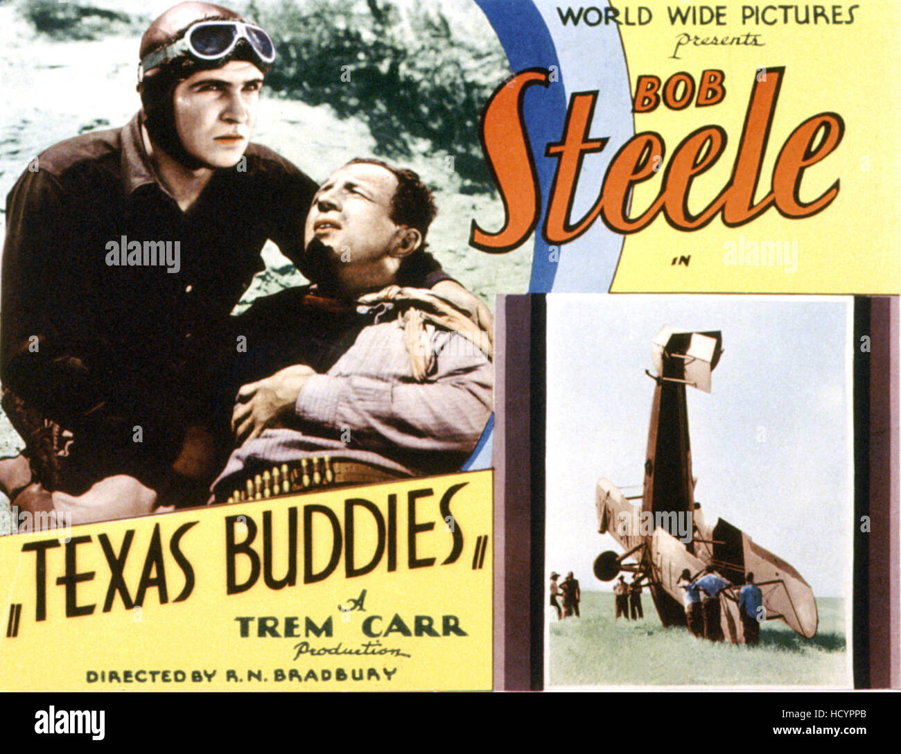 TEXAS BUDDIES, Bob Steele, Slade Hurlbert, 1932 Stock Photo - Alamy